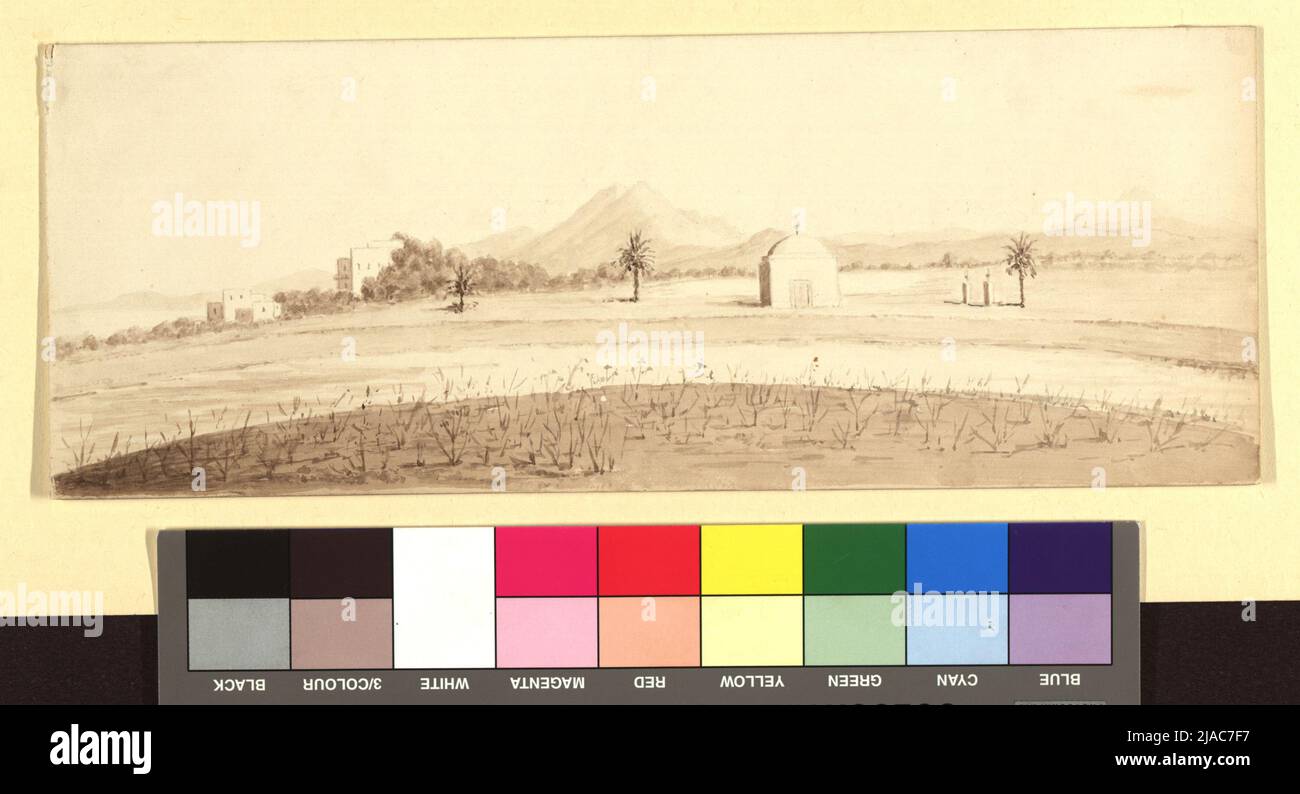 Landscape sketch from the honeymoon. Tina Blau (1845-1916), artist ...