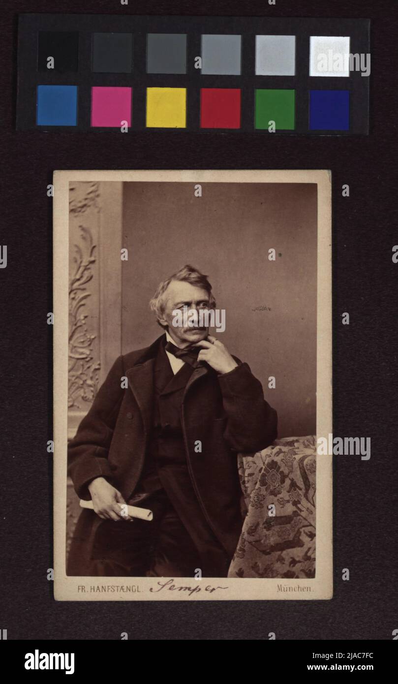 Gottfried Semper (1803-1879), architect, architectural theorist. Franz ...