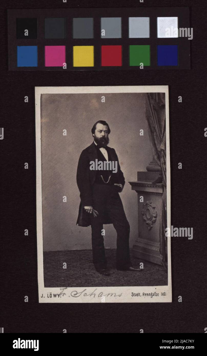 Franz Schams (1824-1883), Historienmaler. Josef Löwy (1835—1902 ...