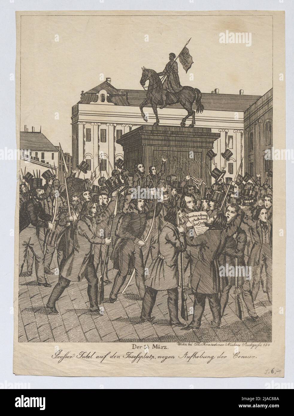 "March 14th / great jubilation on Josefsplatz, because of the ...