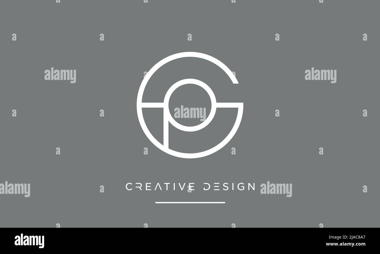 Gp initials logo hi-res stock photography and images - Alamy