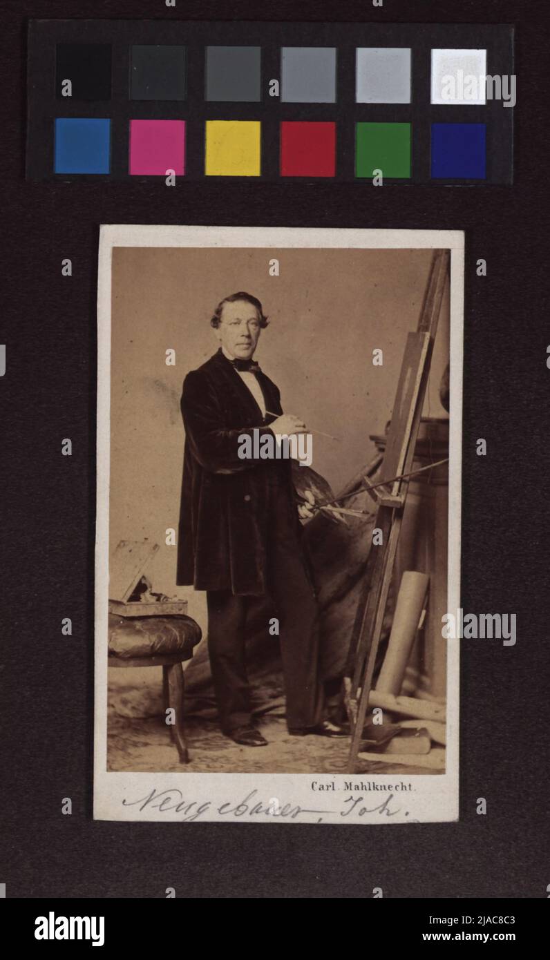 Josef Neugebauer (1810-1895), painter. Carl (Karl) Mahlknecht (1810 ...