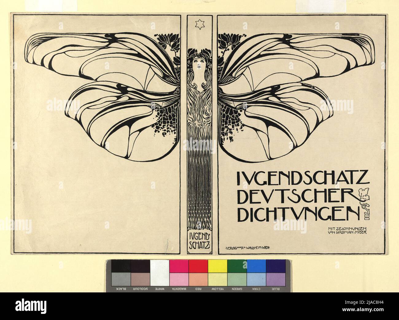 Book illustrations - bill for "youth treasure of German poetry ...