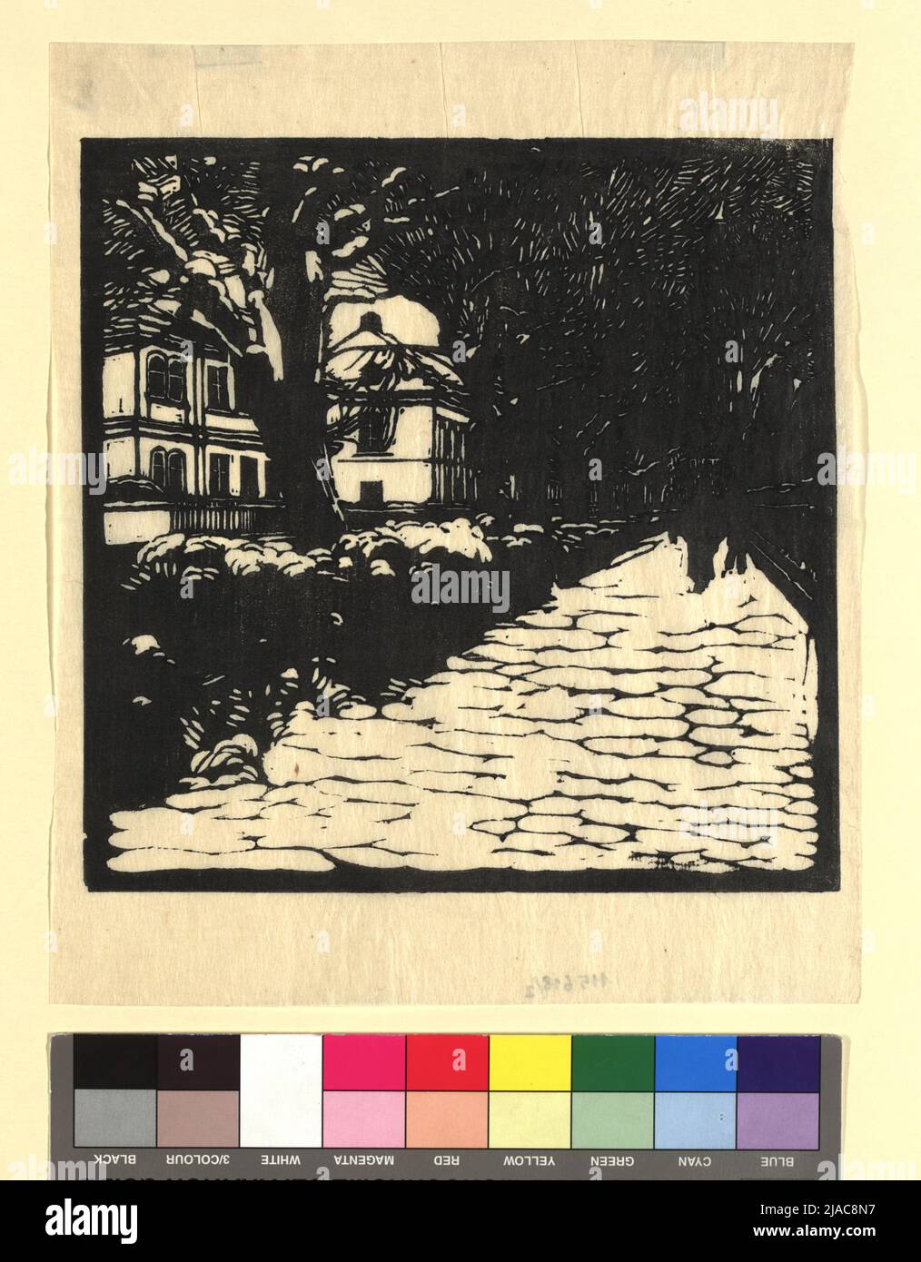 Villas on the high waiting. Carl (Karl) Moll (1861-1945 Stock Photo - Alamy
