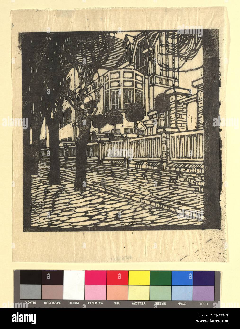 Villas on the high waiting. Carl (Karl) Moll (1861-1945 Stock Photo - Alamy