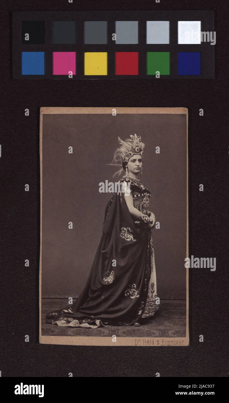 Caroline von Gomperz-Bettelheim (opera singer) as "Selica" in the ...