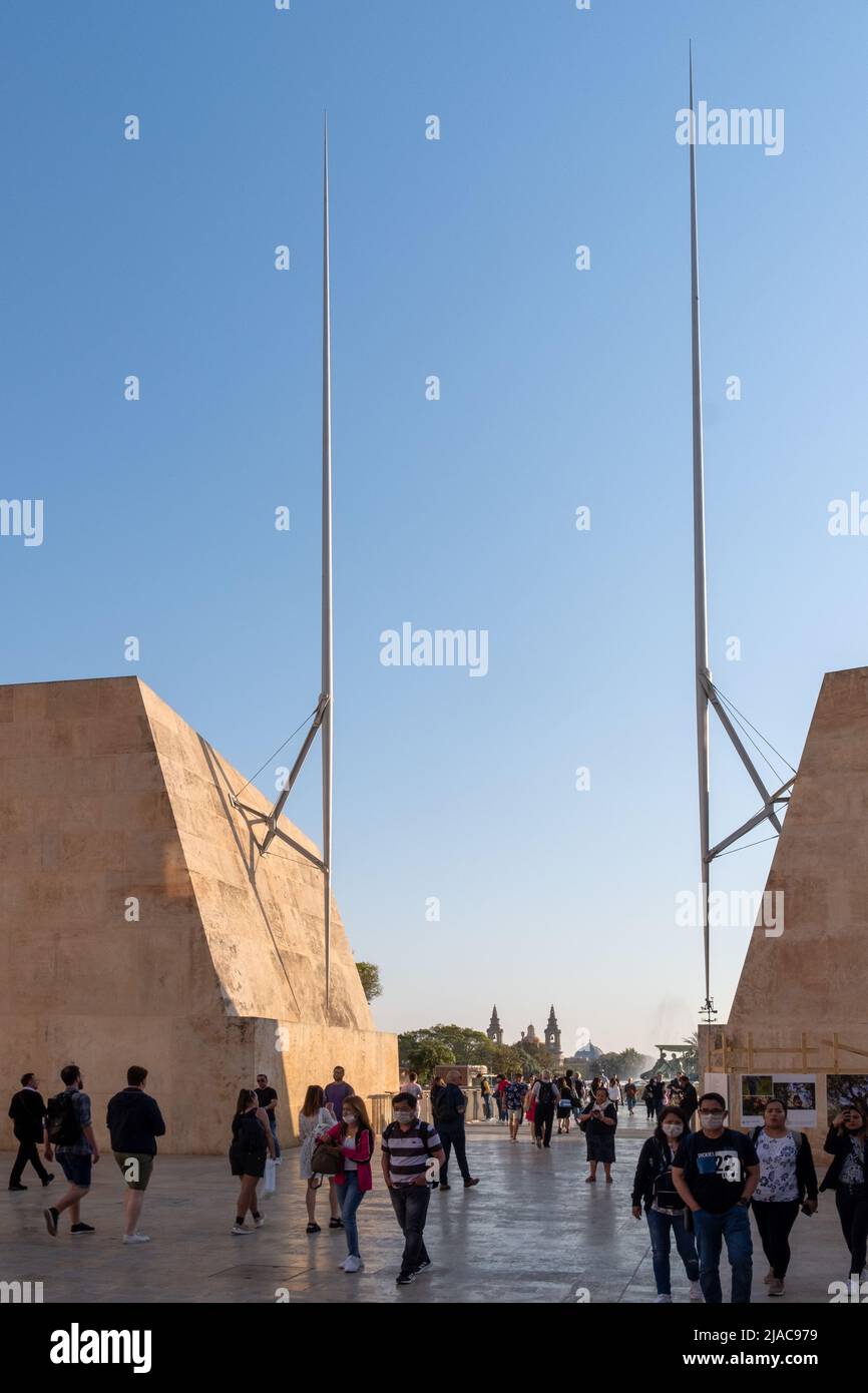 City Gate, Valletta, Malta Stock Photo - Alamy