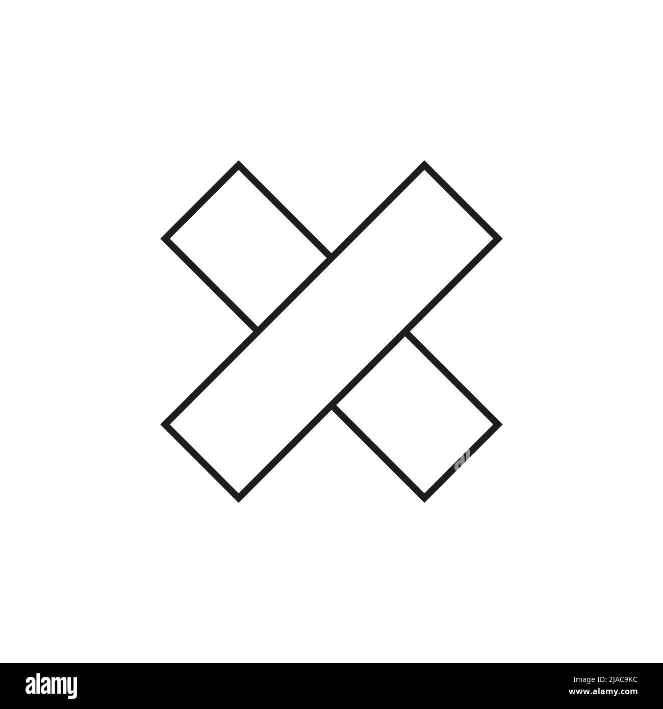 Cancel vector illustration logo template for many purpose. Isolated on ...