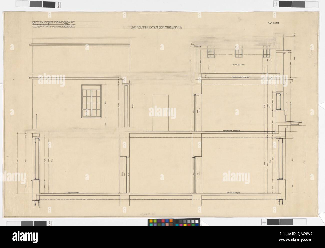 Architectural drawings cross section hi-res stock photography and ...