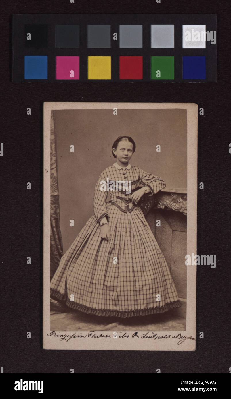 Princess Therese of Bavaria. Unknown, photographer Stock Photo - Alamy