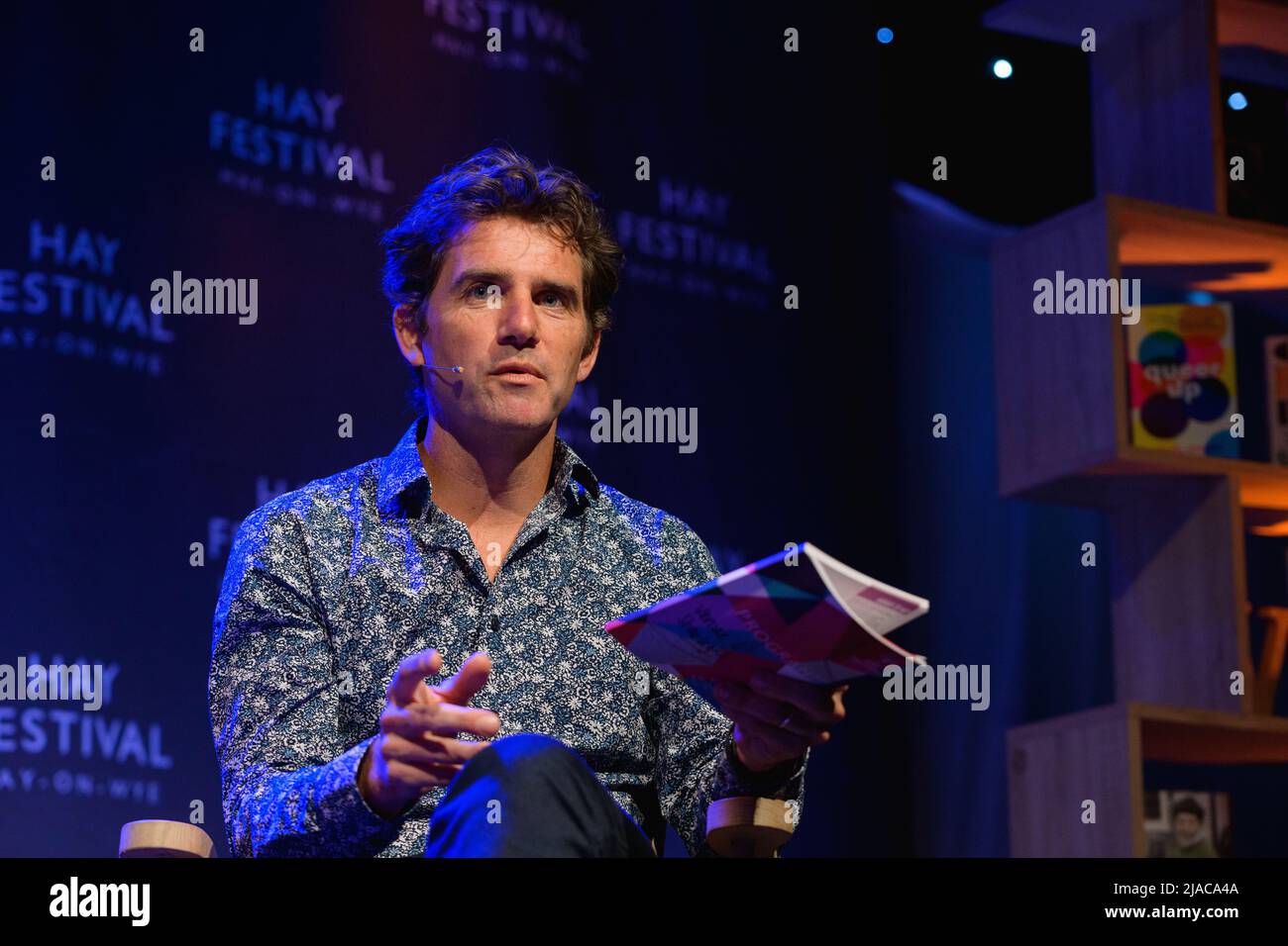 Hay-on-Wye, Wales, UK. 29th May, 2022. Vicky Spratt and Hilary Cottam ...
