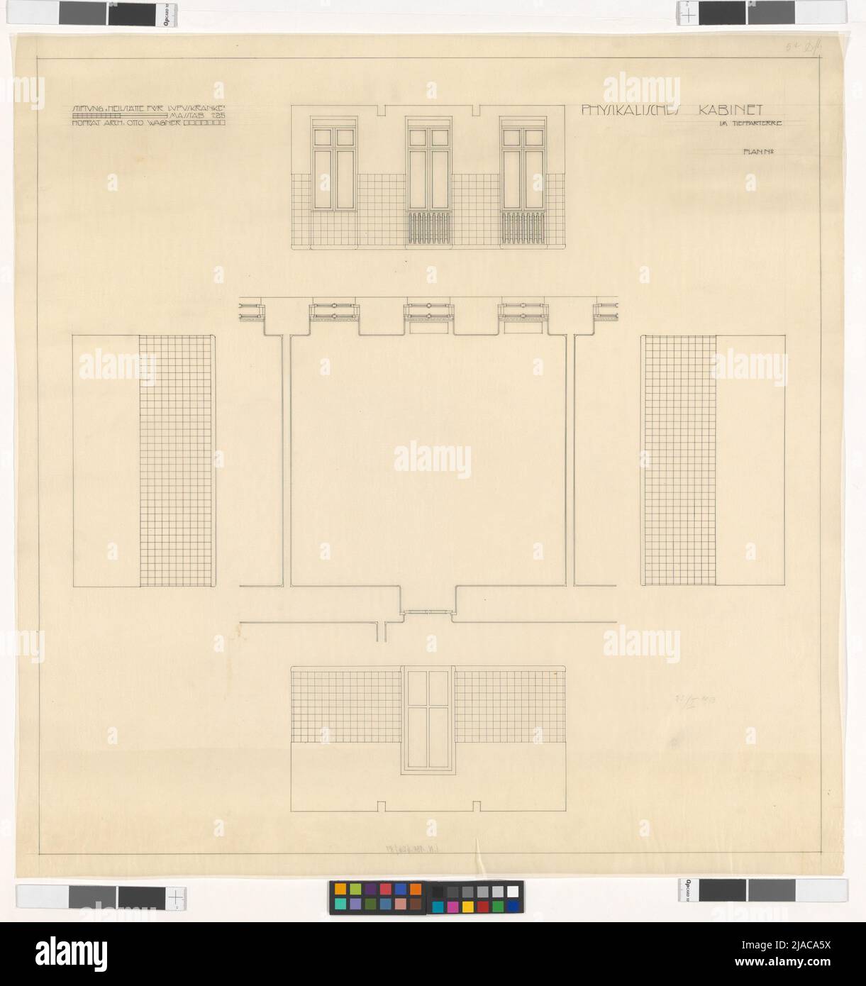 Lupus healing, physical cabinet in the deep party. Otto Wagner (1841 ...