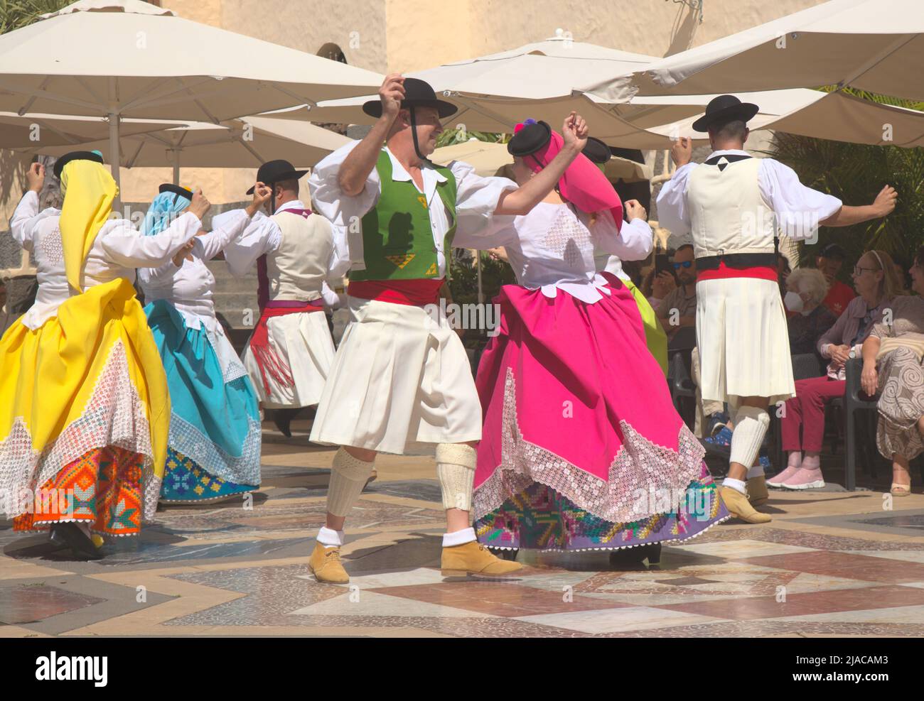 Las Palmas de Gran Canaria, Spain - May 29, 2022: Folk music and dance ...