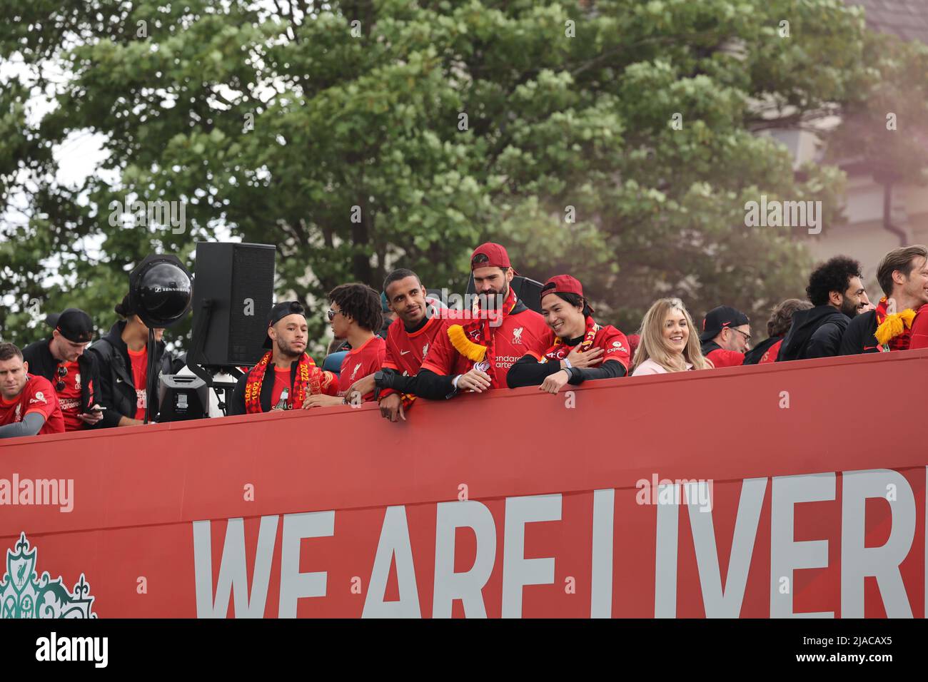 Liverpool Fc homecoming parade Stock Photo - Alamy