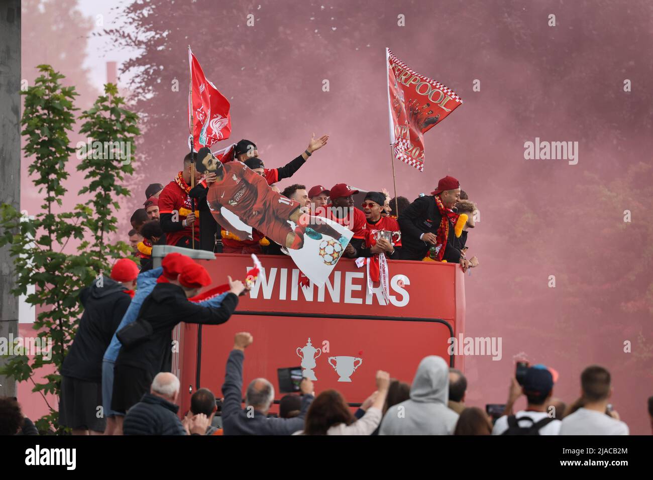 Liverpool Fc homecoming parade Stock Photo - Alamy