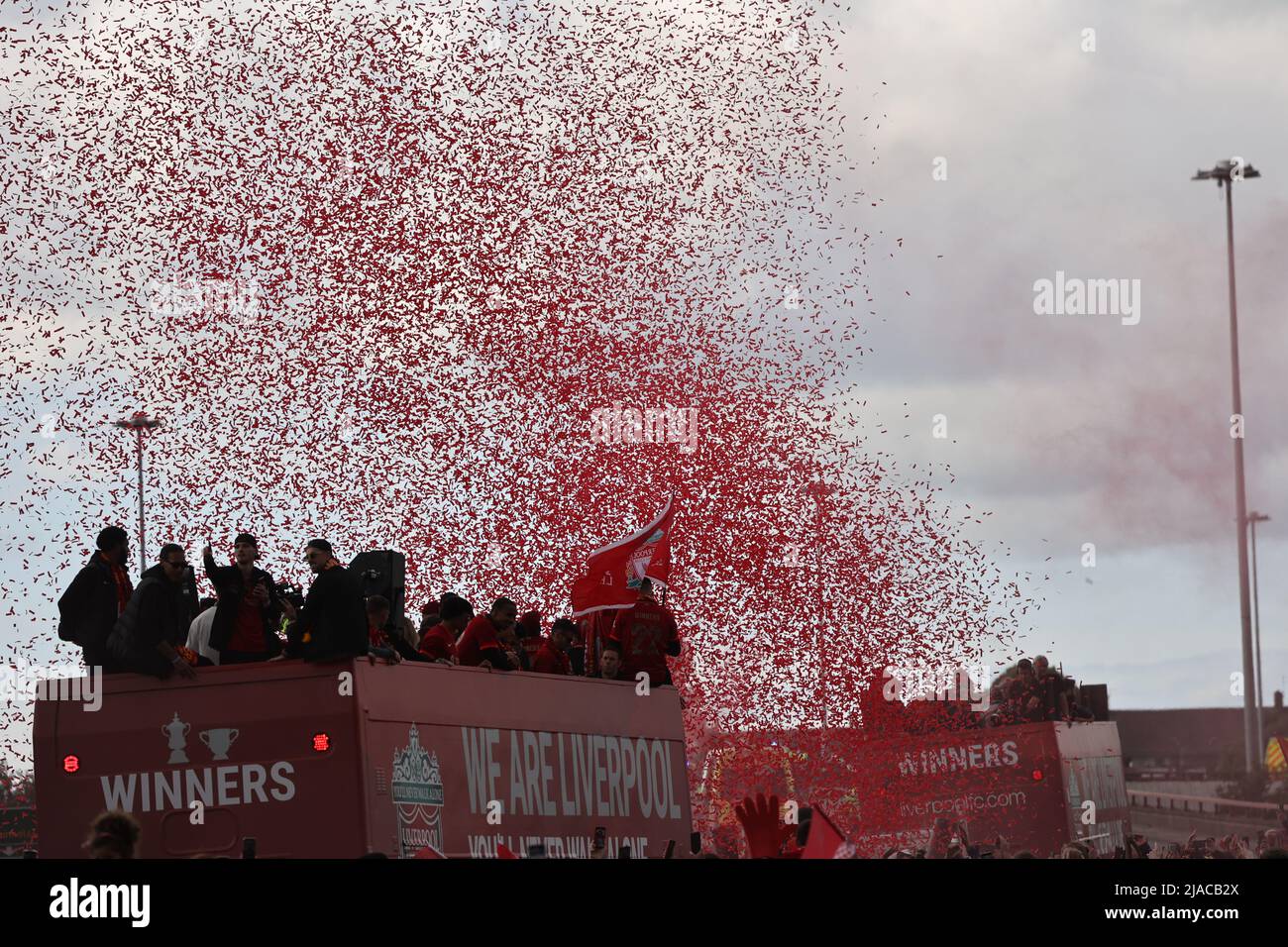 Liverpool Fc homecoming parade Stock Photo - Alamy