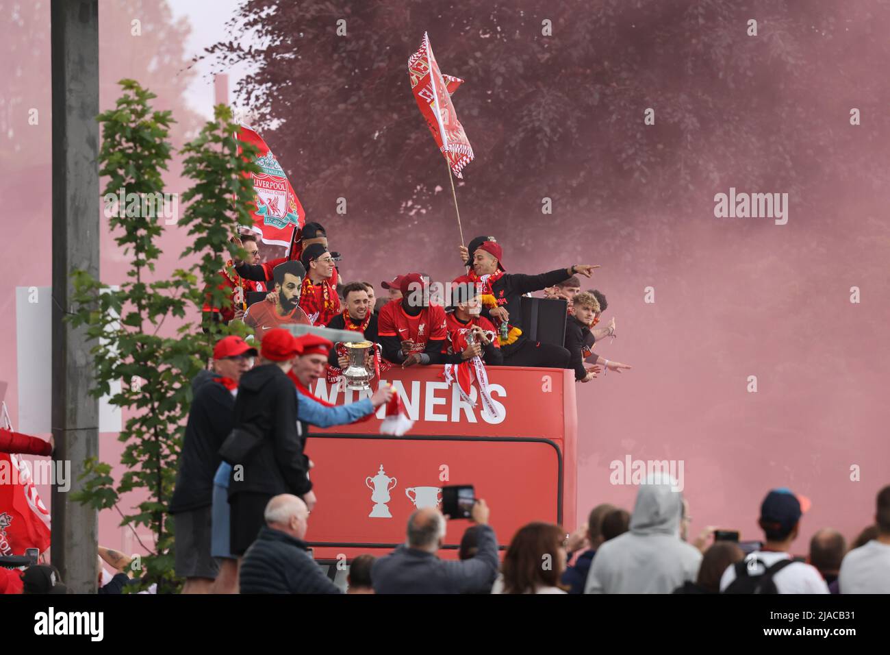 Liverpool Fc homecoming parade Stock Photo - Alamy