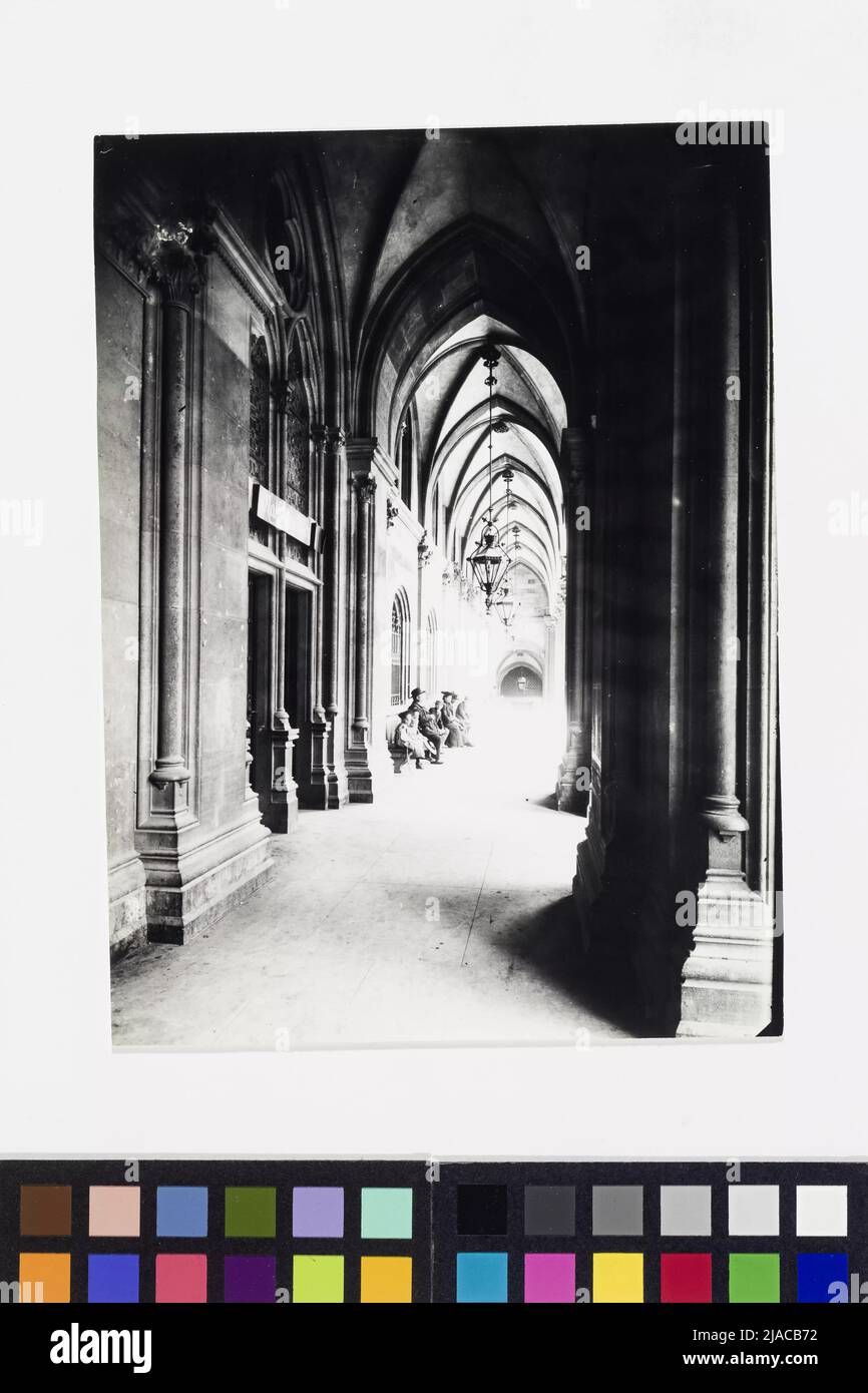 1st, Rathausplatz 1 - City Hall - main facade - arcade gang - Rathaus ...