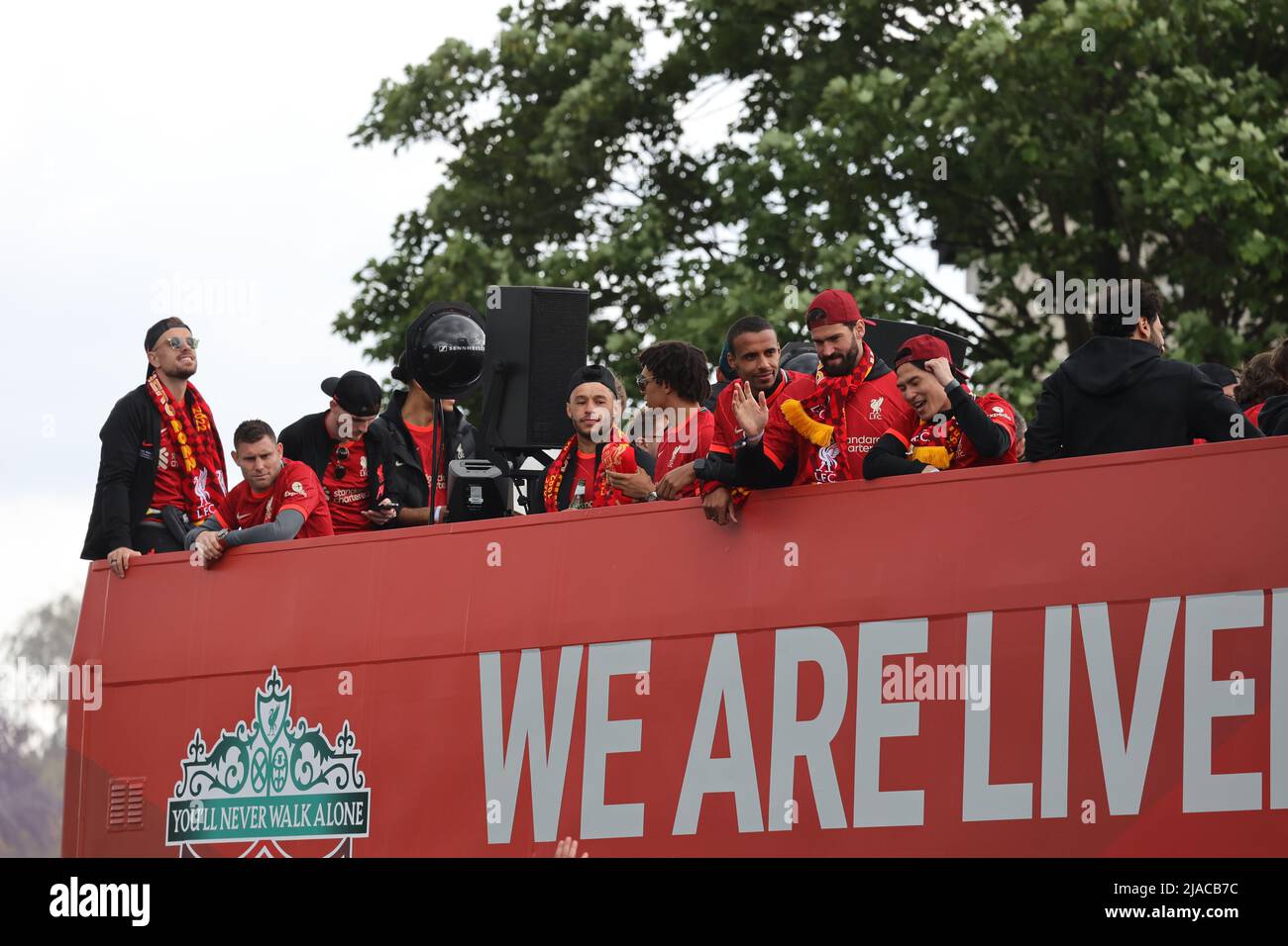 Liverpool Fc homecoming parade Stock Photo - Alamy