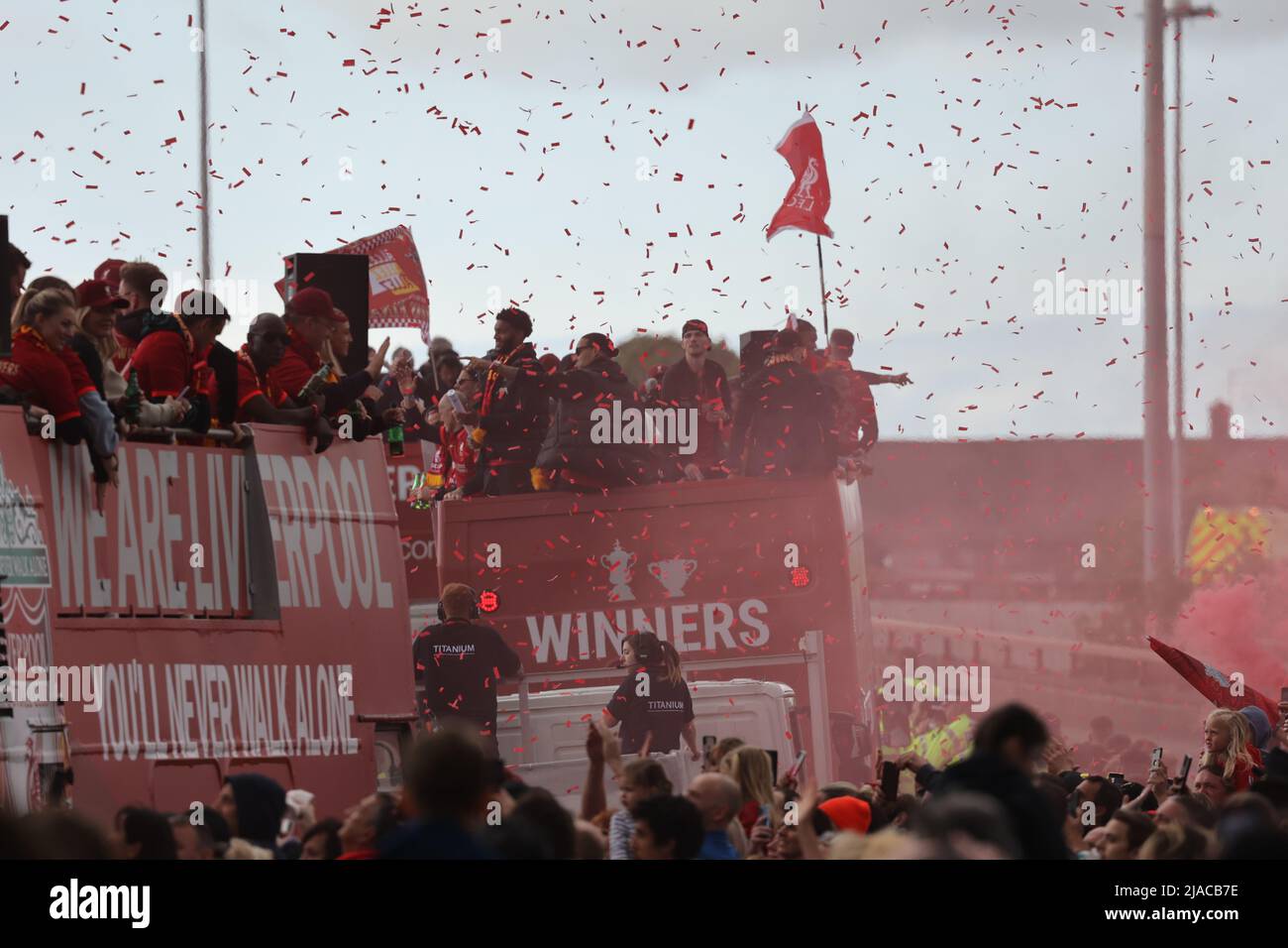 Liverpool Fc homecoming parade Stock Photo - Alamy