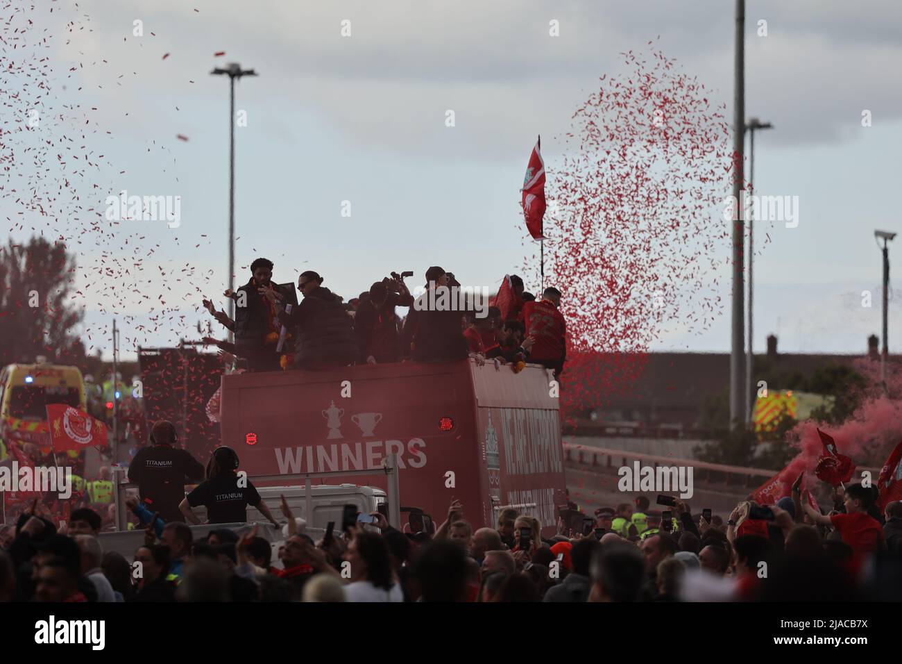 Liverpool Fc homecoming parade Stock Photo - Alamy