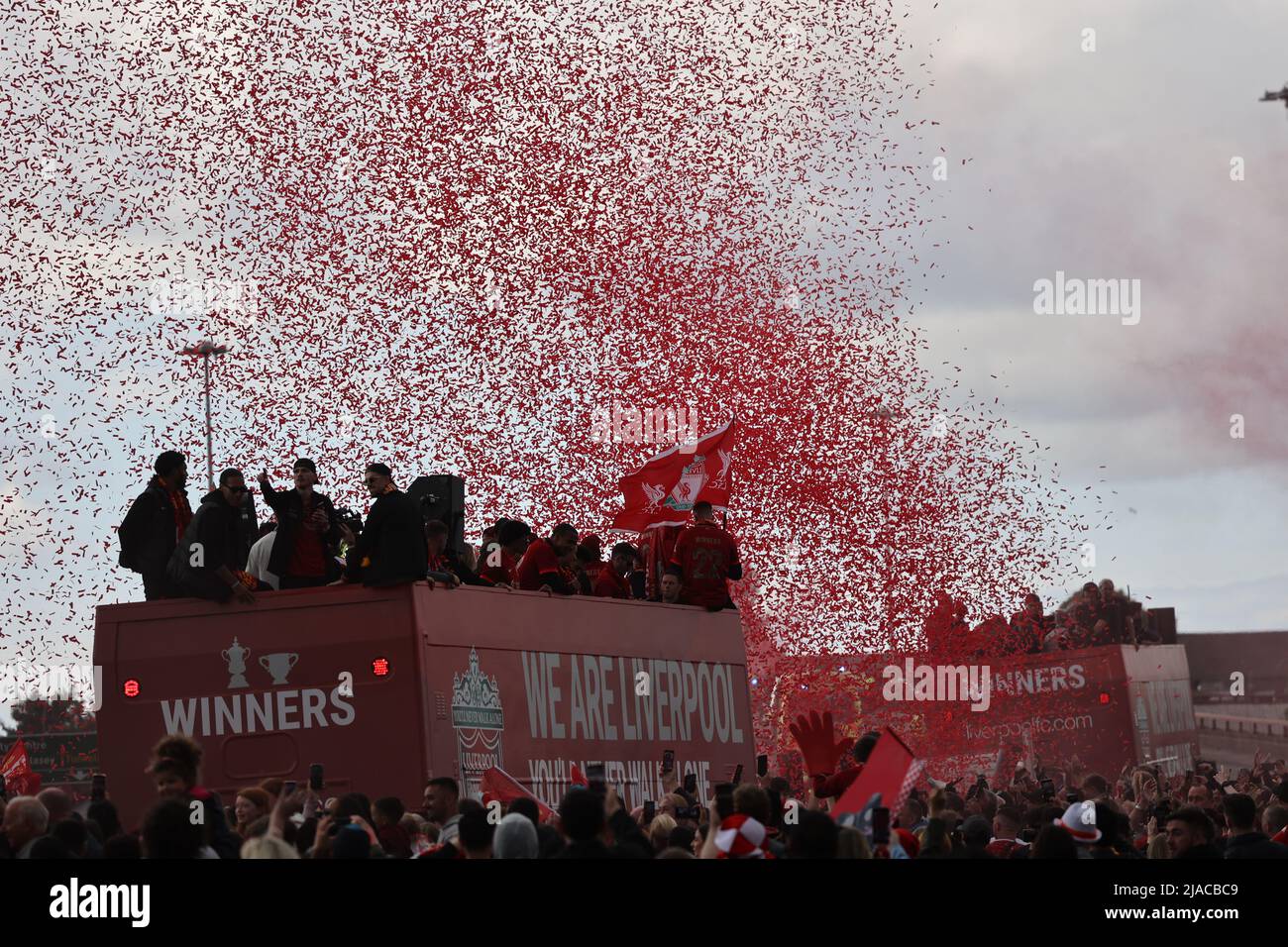 Liverpool Fc homecoming parade Stock Photo - Alamy
