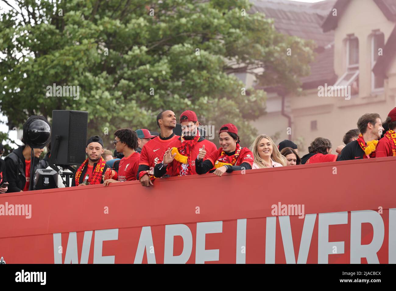 Liverpool Fc homecoming parade Stock Photo - Alamy