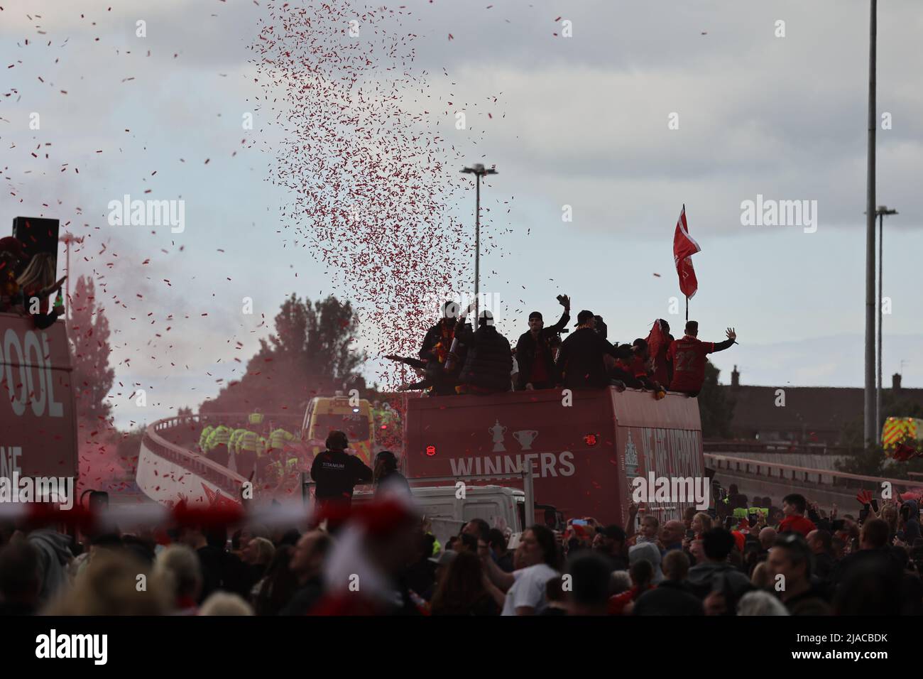 Liverpool Fc homecoming parade Stock Photo - Alamy