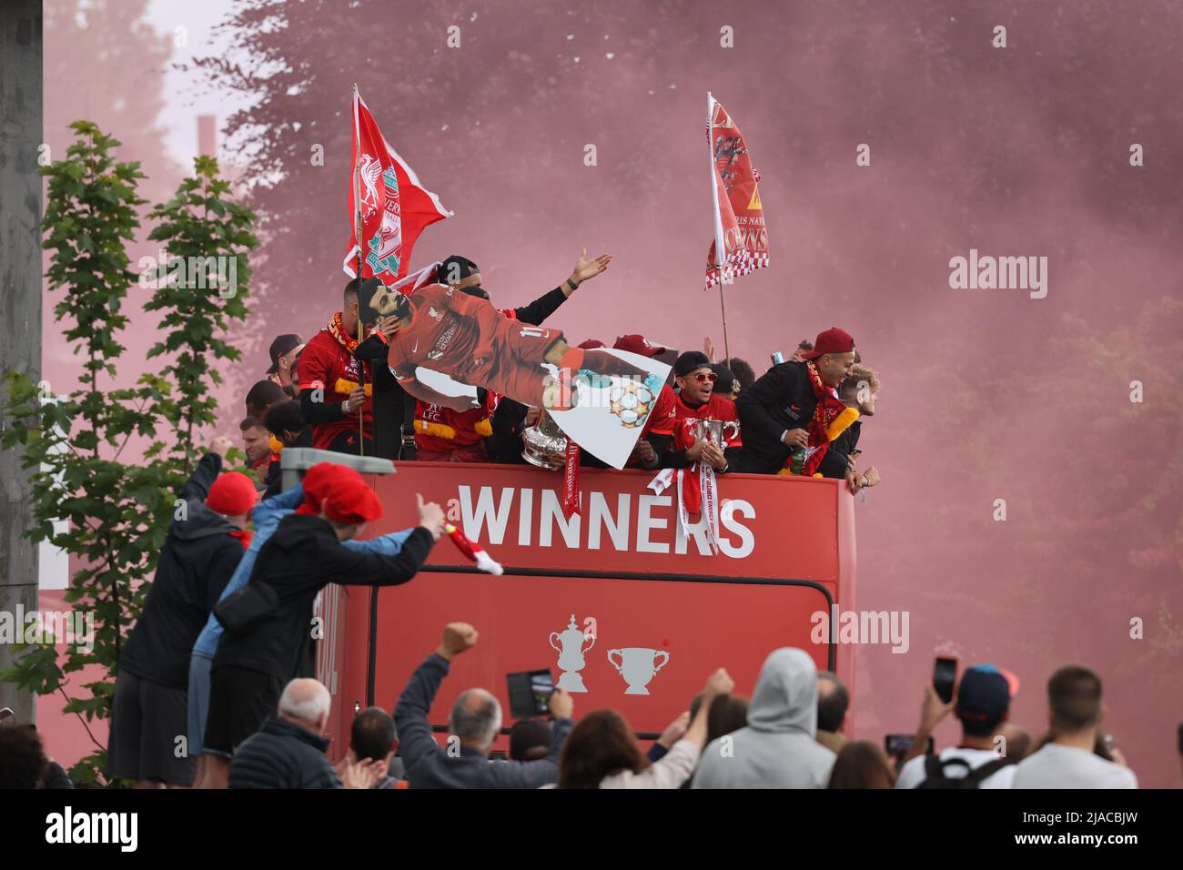 Liverpool Fc homecoming parade Stock Photo - Alamy