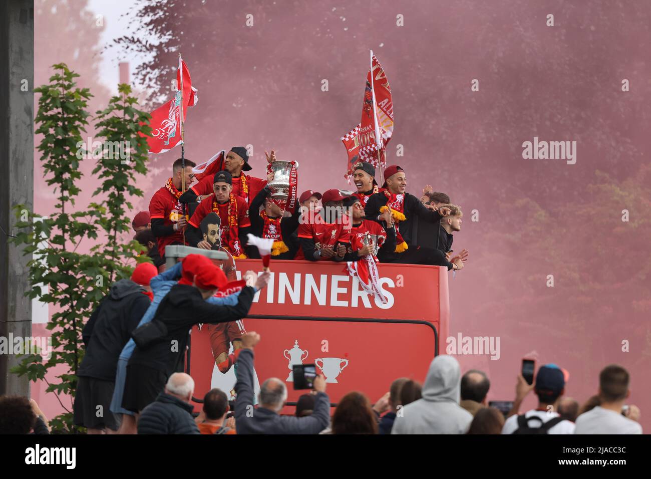 Liverpool Fc homecoming parade Stock Photo - Alamy