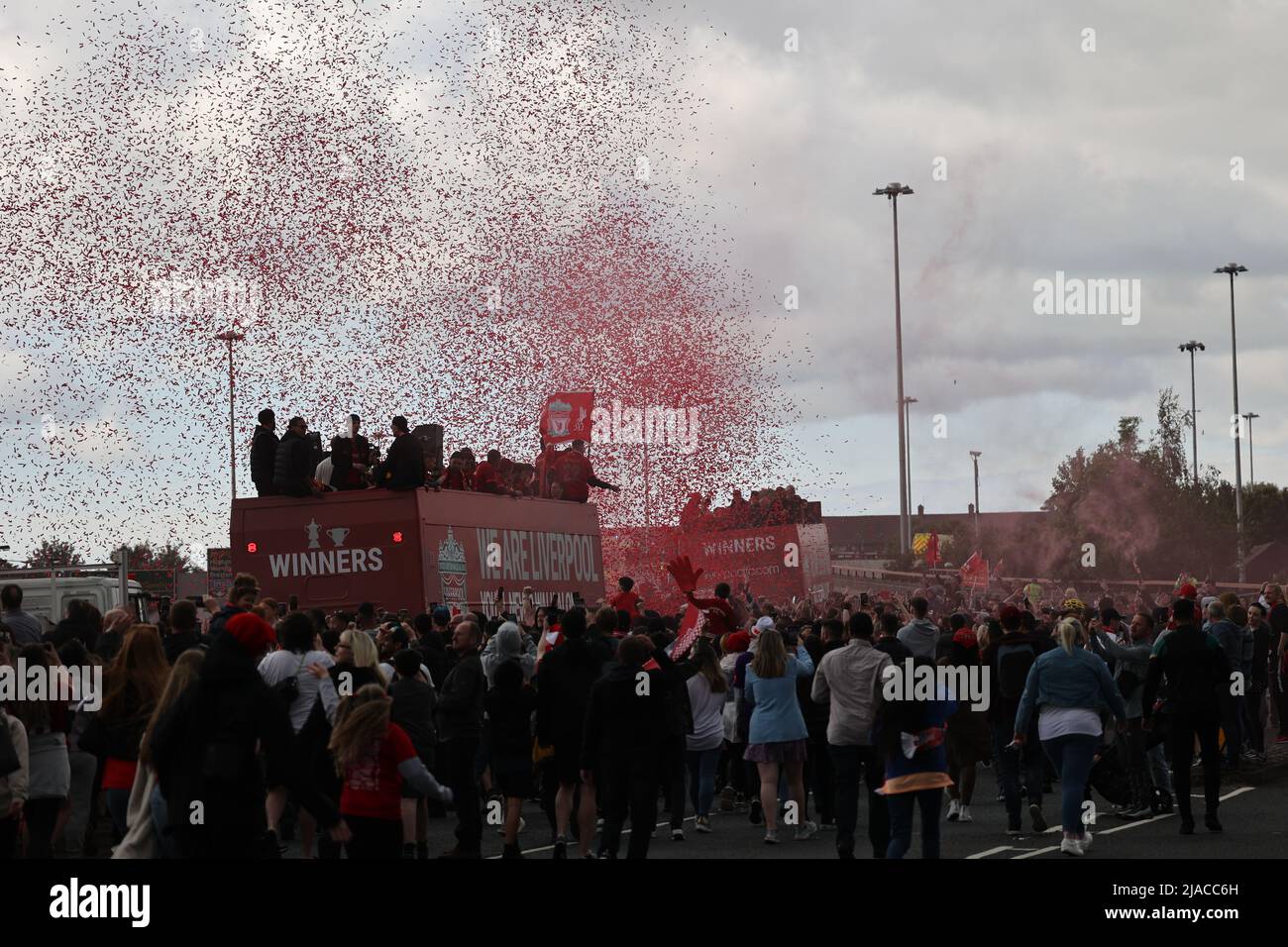Liverpool Fc homecoming parade Stock Photo - Alamy