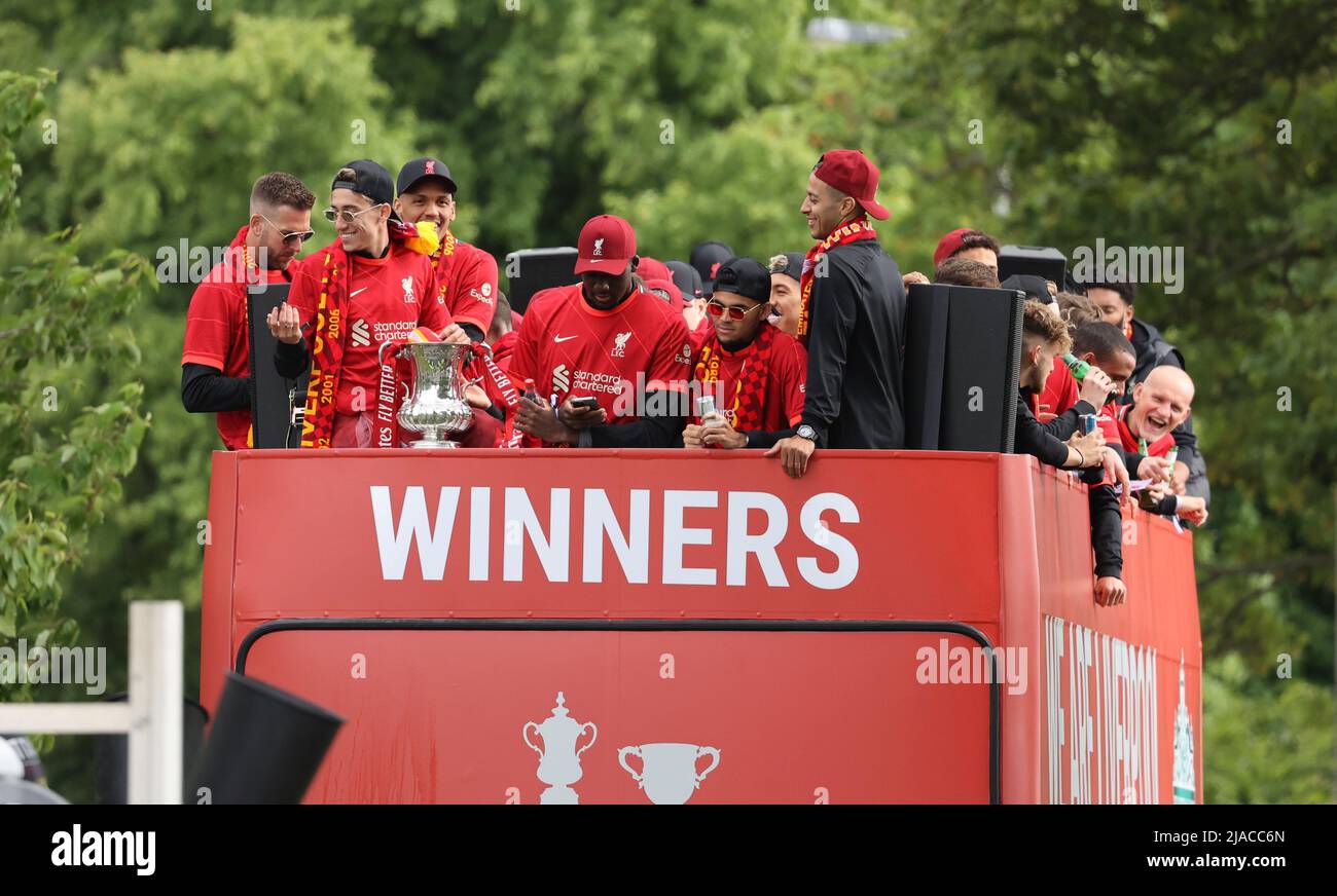 Liverpool Fc homecoming parade Stock Photo - Alamy