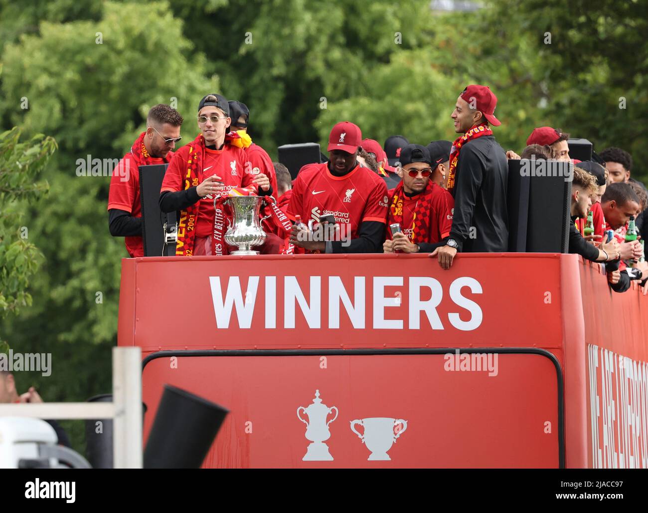 Liverpool Fc homecoming parade Stock Photo - Alamy