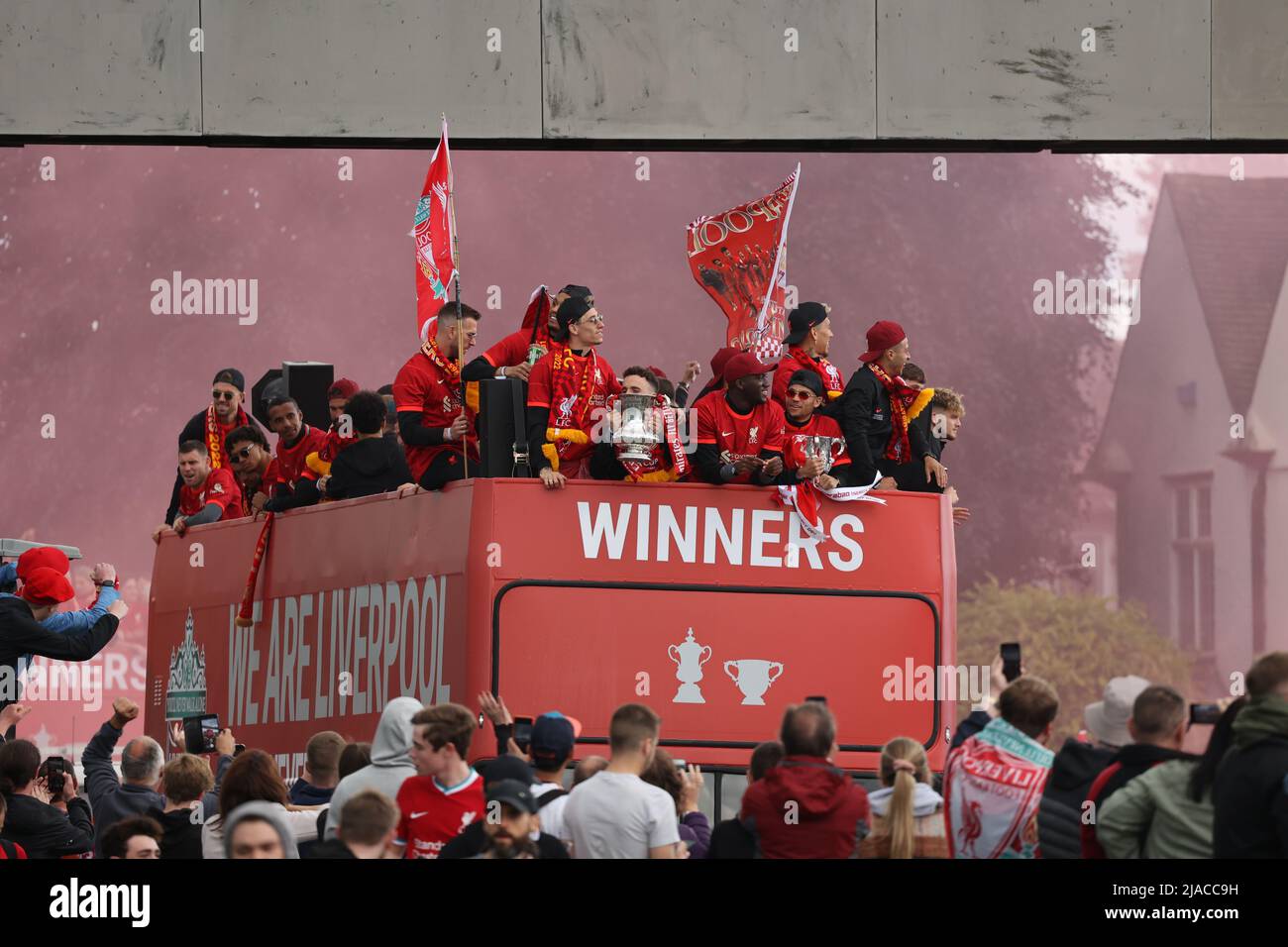 Liverpool Fc homecoming parade Stock Photo - Alamy