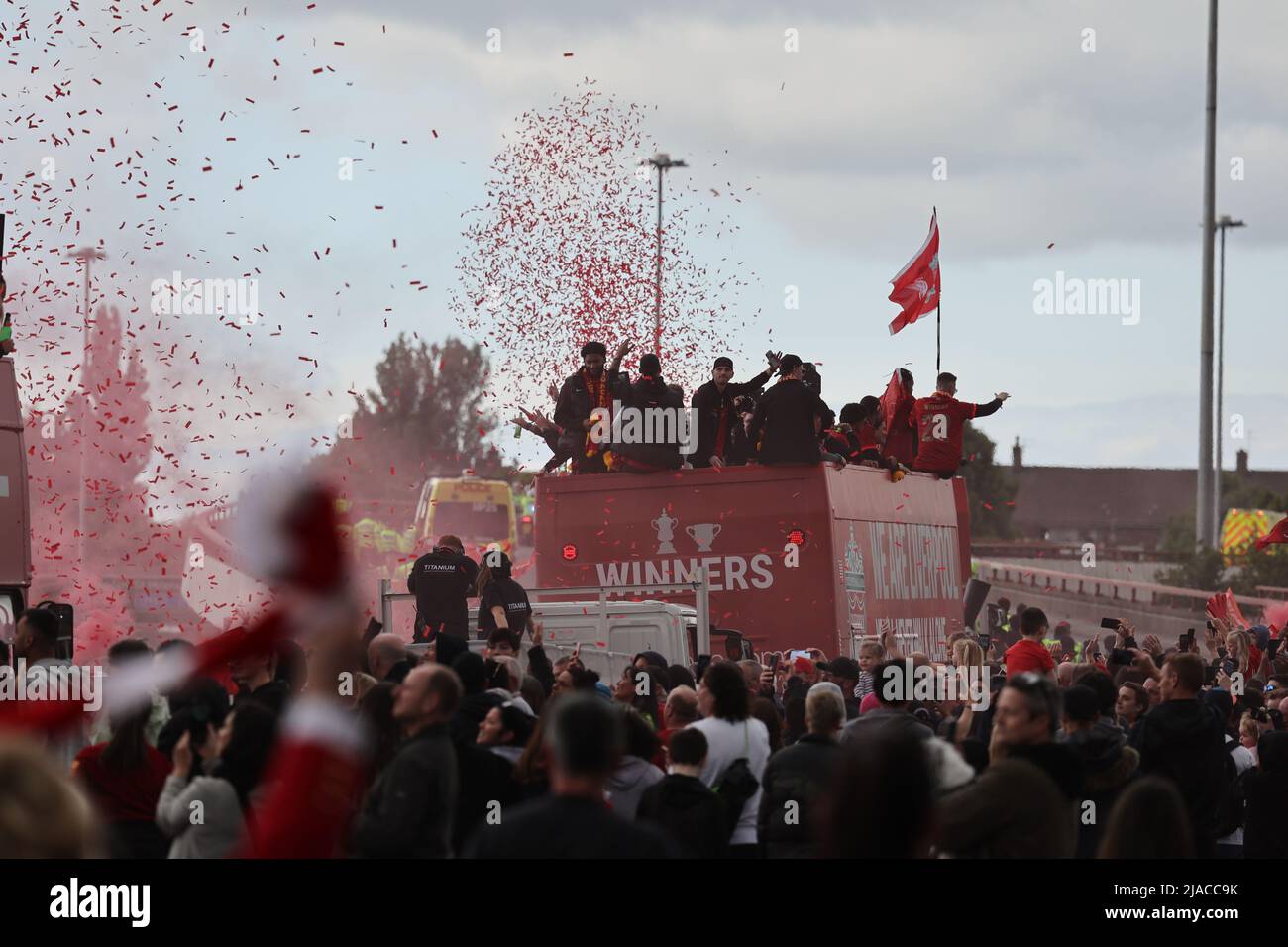 Liverpool Fc homecoming parade Stock Photo - Alamy