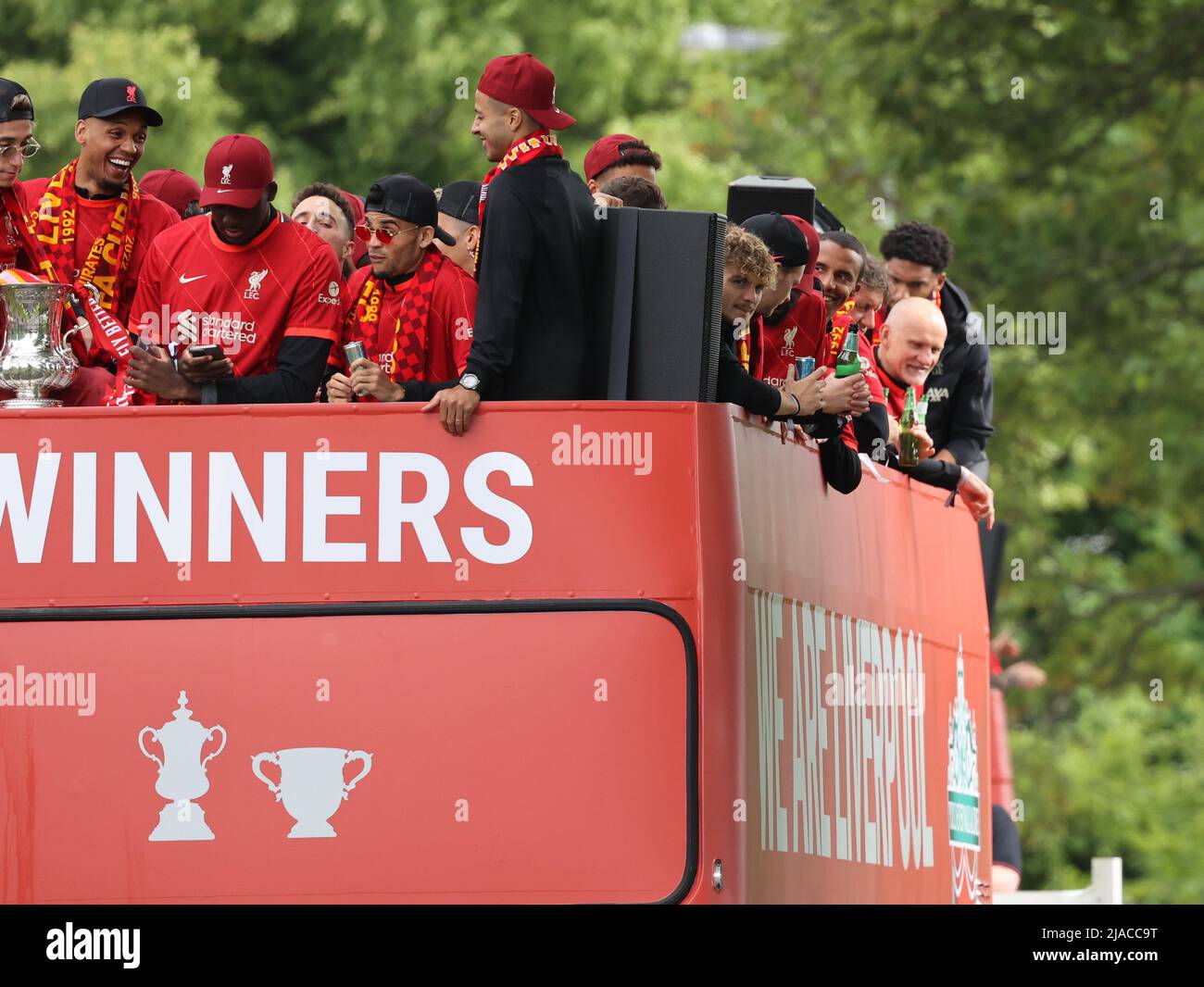 Liverpool Fc homecoming parade Stock Photo - Alamy