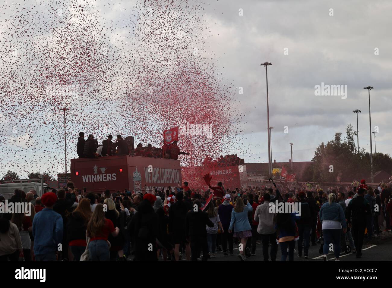 Liverpool parade flares hi-res stock photography and images - Alamy