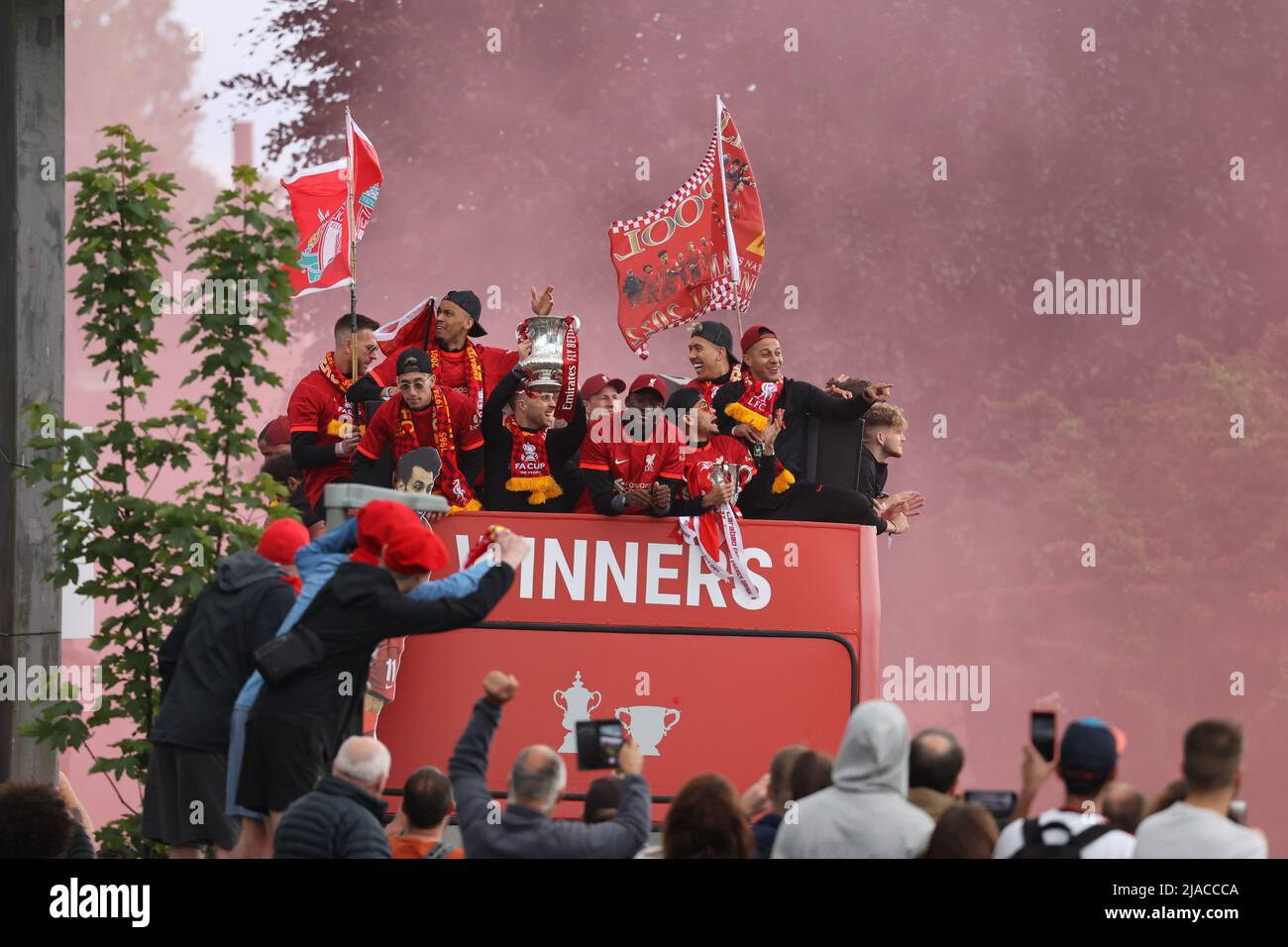 Liverpool Fc homecoming parade Stock Photo - Alamy
