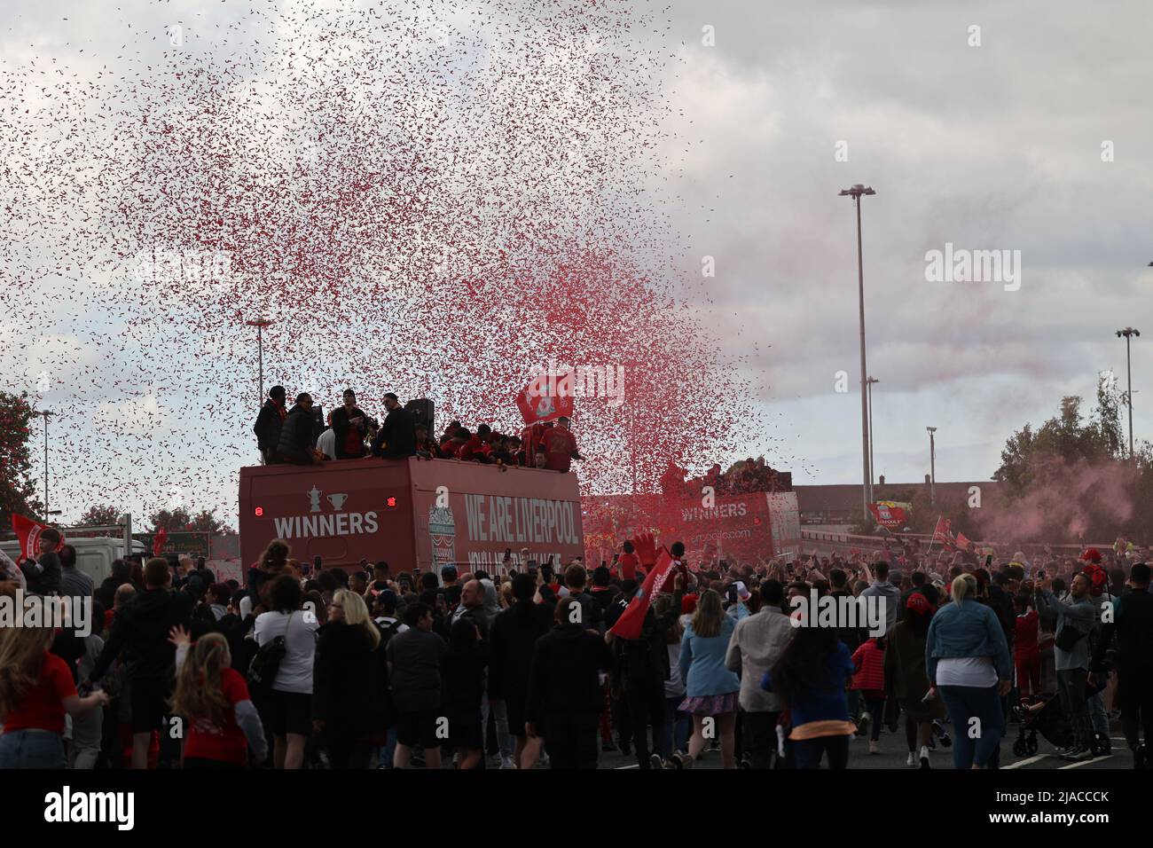 Liverpool Fc homecoming parade Stock Photo - Alamy