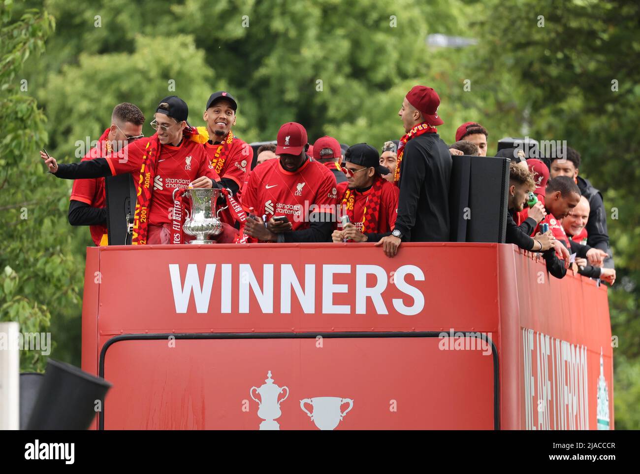 Liverpool Fc homecoming parade Stock Photo - Alamy