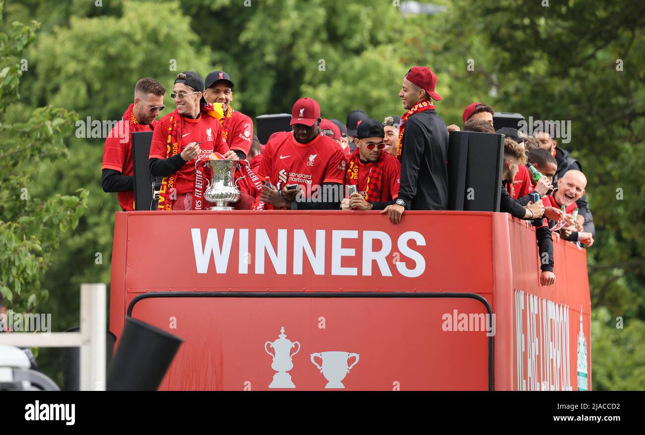 Liverpool Fc homecoming parade Stock Photo - Alamy