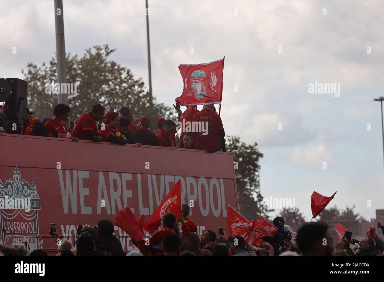 Liverpool Fc homecoming parade Stock Photo - Alamy