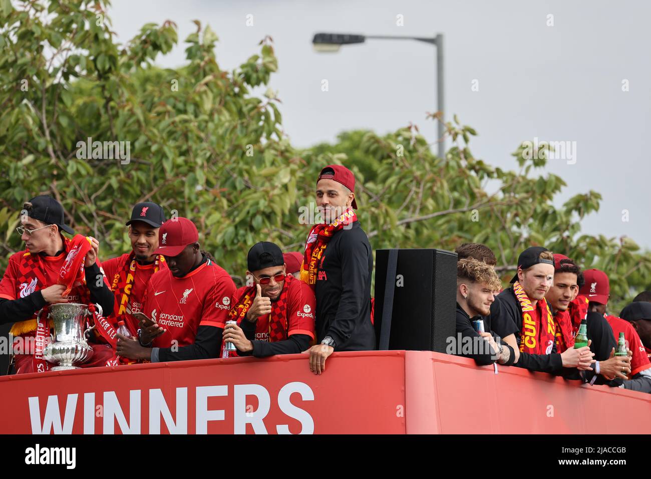 Liverpool Fc homecoming parade Stock Photo - Alamy