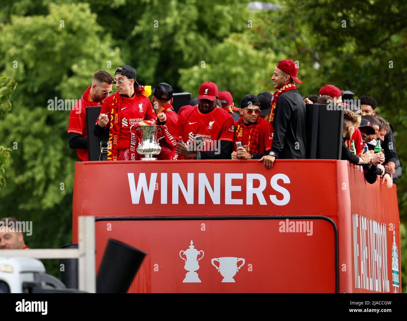 Liverpool Fc homecoming parade Stock Photo - Alamy