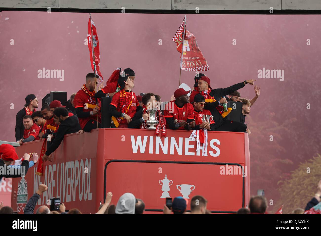 Liverpool Fc homecoming parade Stock Photo - Alamy
