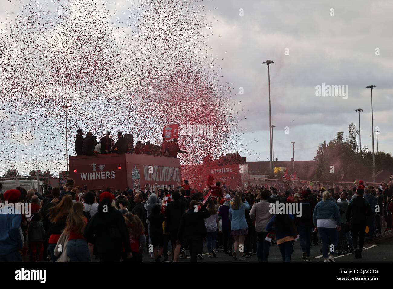 Liverpool Fc homecoming parade Stock Photo - Alamy