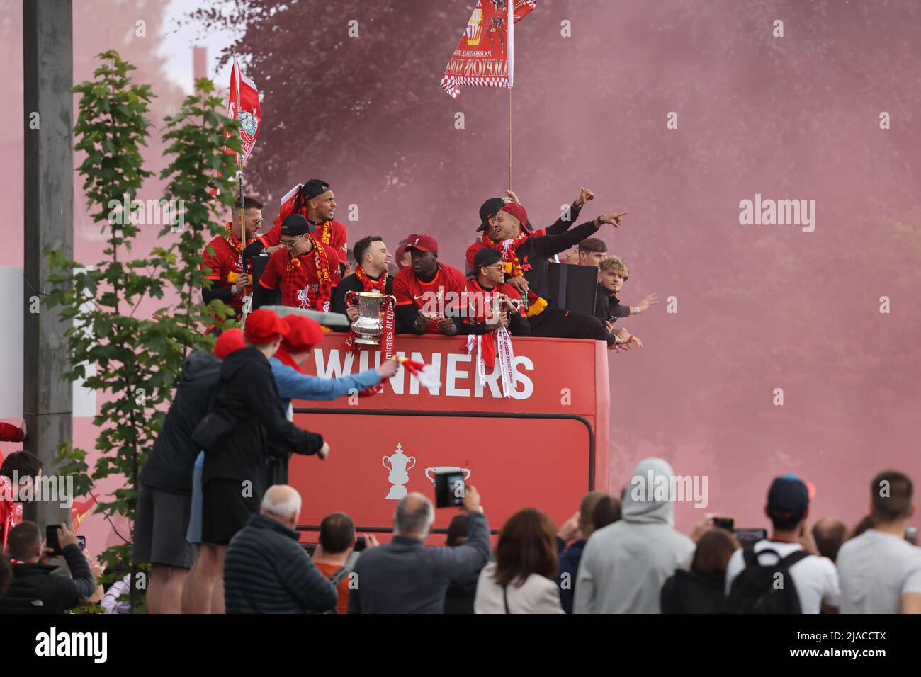Liverpool Fc homecoming parade Stock Photo - Alamy