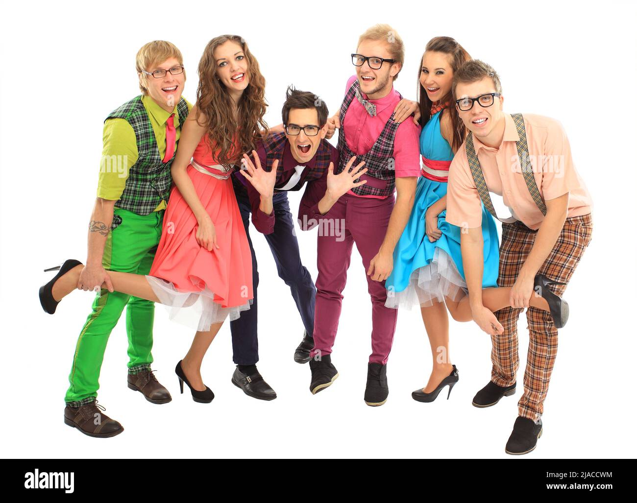 Beautiful young people of the new generation Stock Photo - Alamy