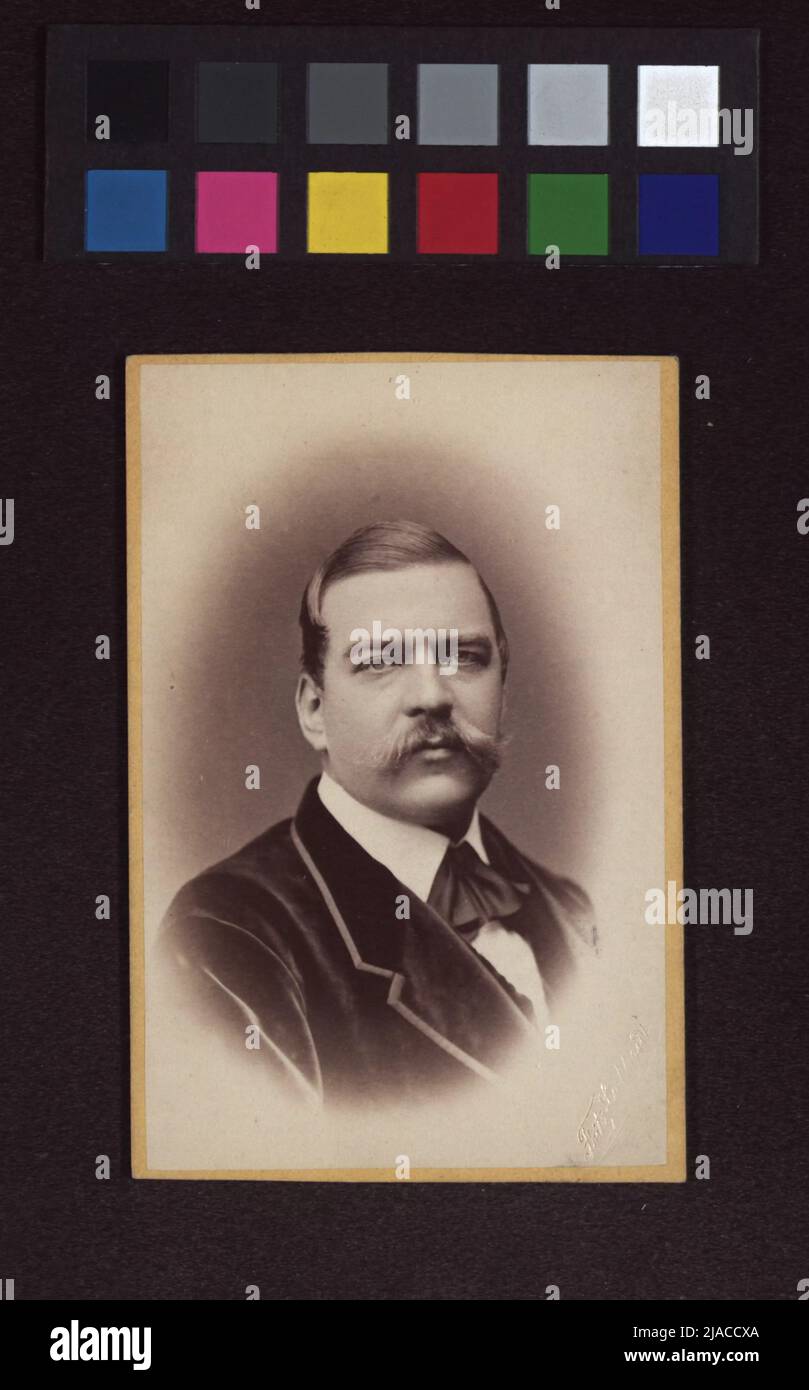 Hans Rokitansky (1835-1909), opera singer. Fritz Luckhardt (1843-1894 ...