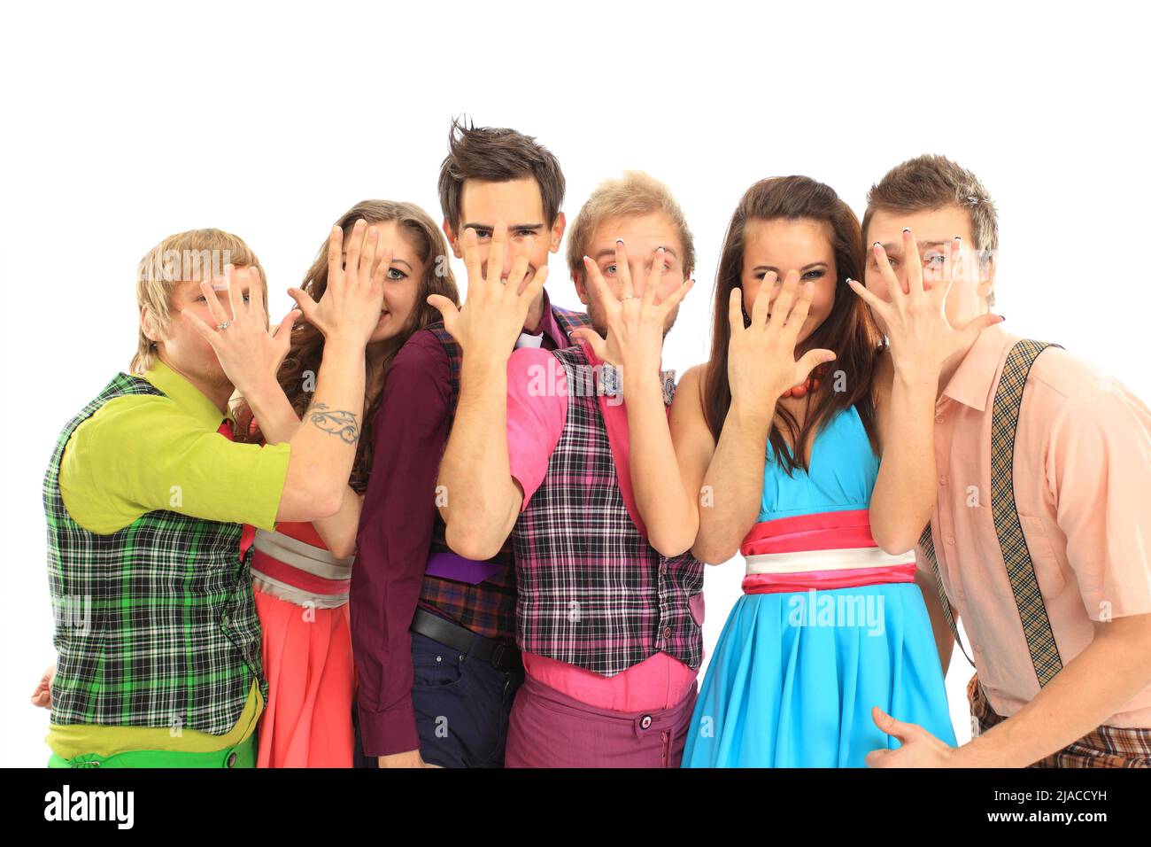 Beautiful young people of the new generation Stock Photo - Alamy